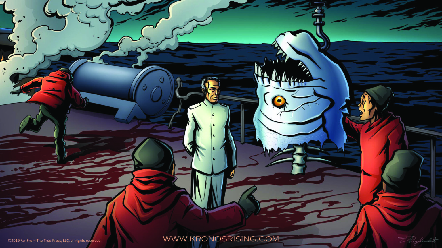 KRONOS RISING Promotional Piece #1 - the Head of Xiphactinus!